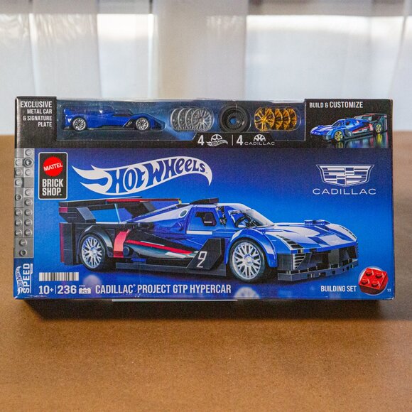 Mattel | Toys | New Mattel Brick Shop Hot Wheels Cadillac Project Gtp ...